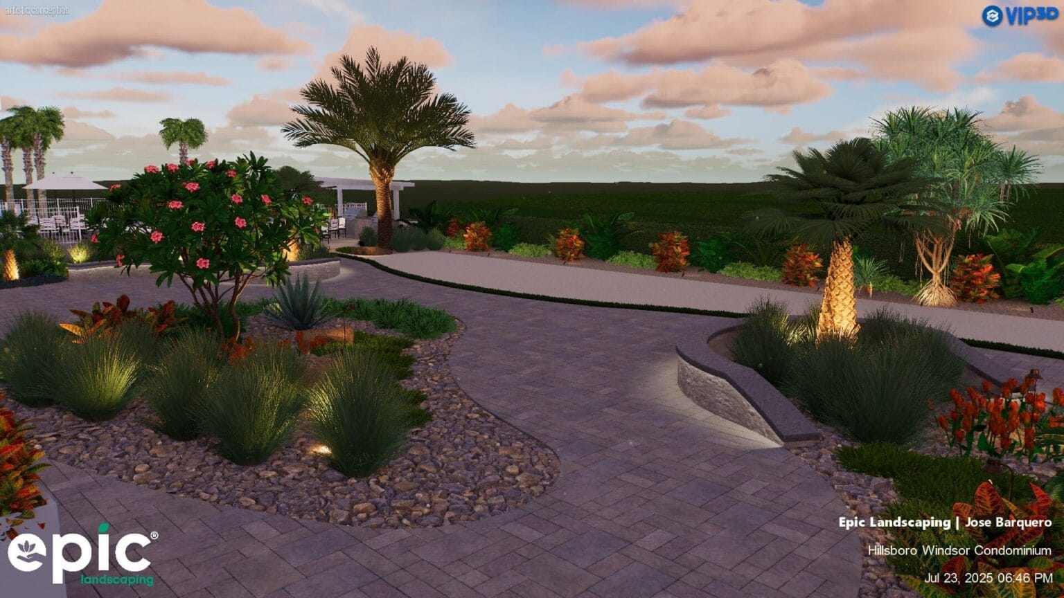 Landscape Proposal for South and North side of Hillsboro Windsor - EPIC Landscaping