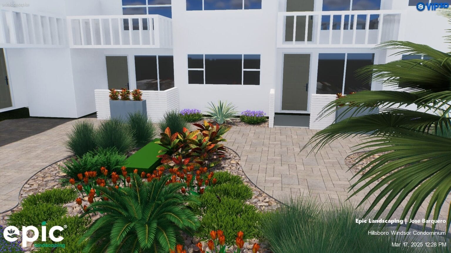 Landscape Proposal for South and North side of Hillsboro Windsor - EPIC Landscaping