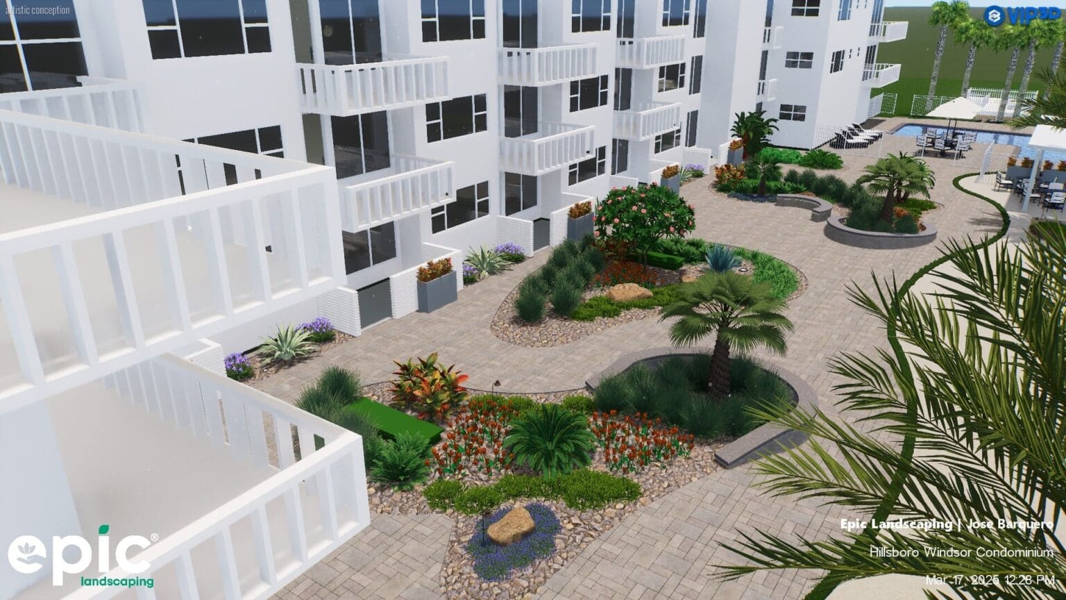 Landscape Proposal for South and North side of Hillsboro Windsor - EPIC Landscaping